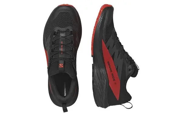 SALOMON Sense Ride 5 Sneakers - Black/red
