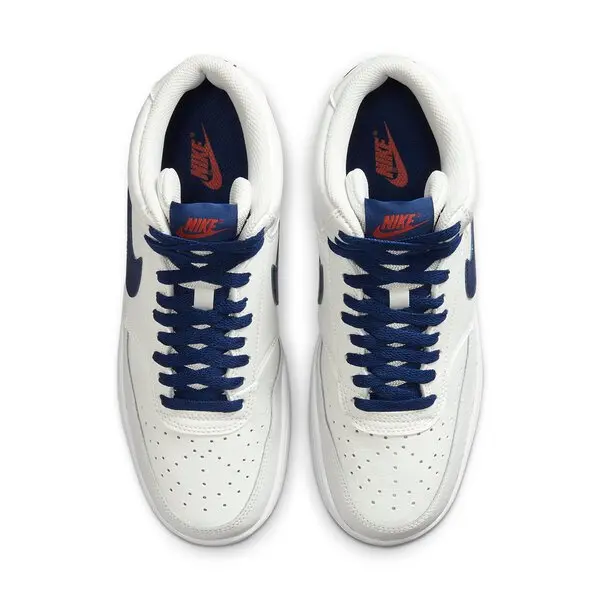 Nike Court Vision Mid Sneakers - Creamwhite/blue