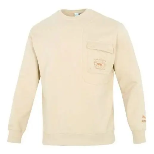 PUMA Das Cc Graphic Crew Sweater - Beige