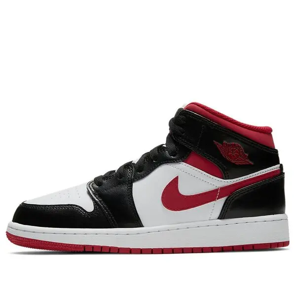 JORDAN 1 Mid "black Gym Red - White/metallic Red/black