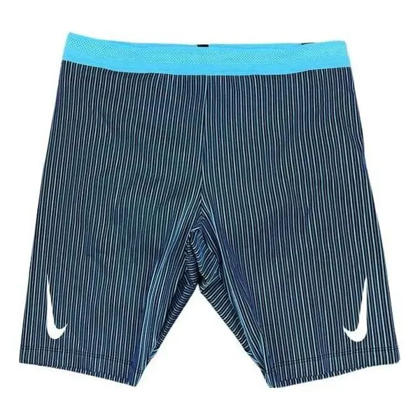 Nike Aeroswift 1/2 Length Running Racing Tights Shorts - Blue