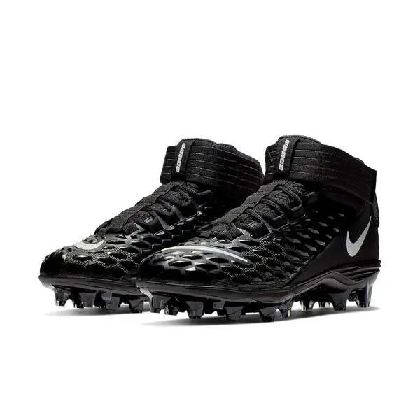 Nike Force Savage Pro 2 Mid-top Cleats - Black/white