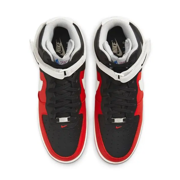 Nike Nba X Air Force 1 High '07 Lv8 '75th Anniversary Trail Blazers - Black/white/red