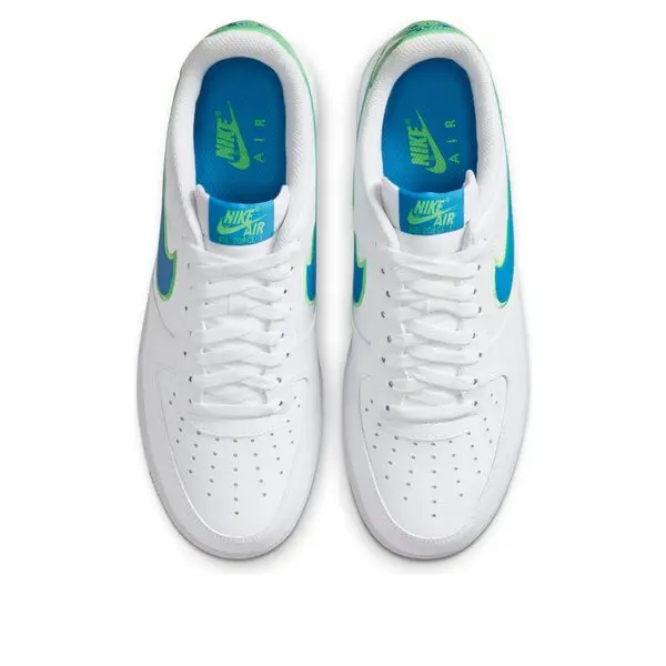 Nike Force 1 Low "white Bright Blue Green
