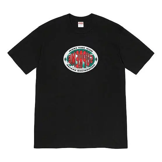 Supreme Fw19 Week 1 New Shit Tee Logo Tee - Black