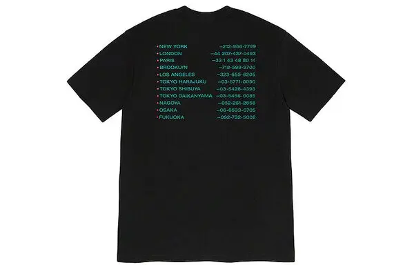 Supreme Fw19 Week 1 New Shit Tee Logo Tee