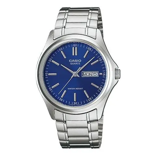 Casio Stainless Steel Analog Watch With Dial - Blue