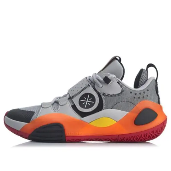 LI-NING Wade All City Basketball Sneakers - Gray/orange