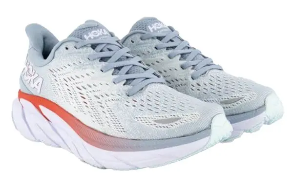 Hoka One One Clifton 8 Athletic Sneakers - Light Blue