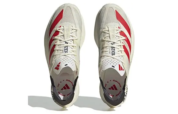 Adidas Adizero Adios Pro 3 Athletic Sneakers - Beige/red