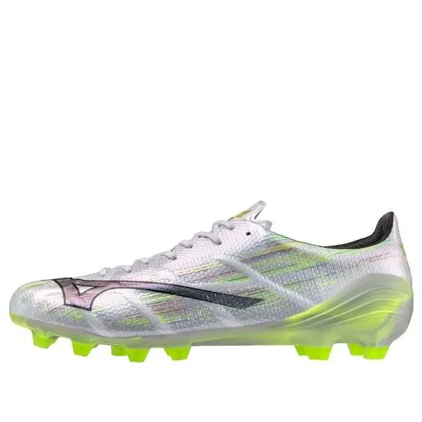 Mizuno Alpha 2 Elite Fg Football Boots - Silver/neon