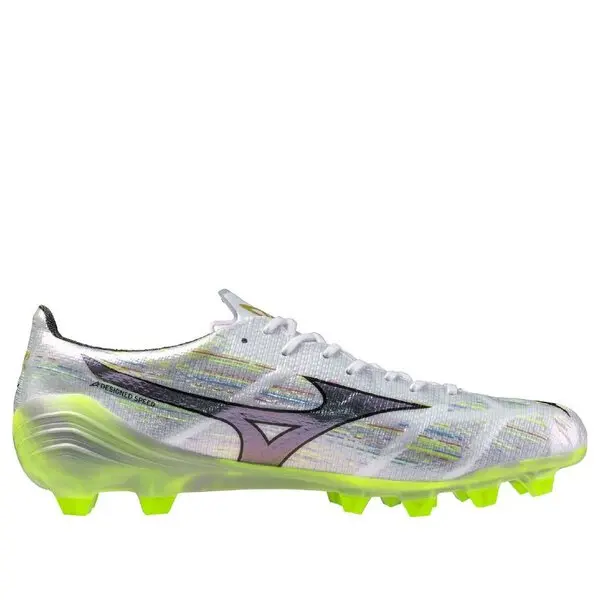 Mizuno Alpha 2 Elite Fg Football Boots - Silver/neon