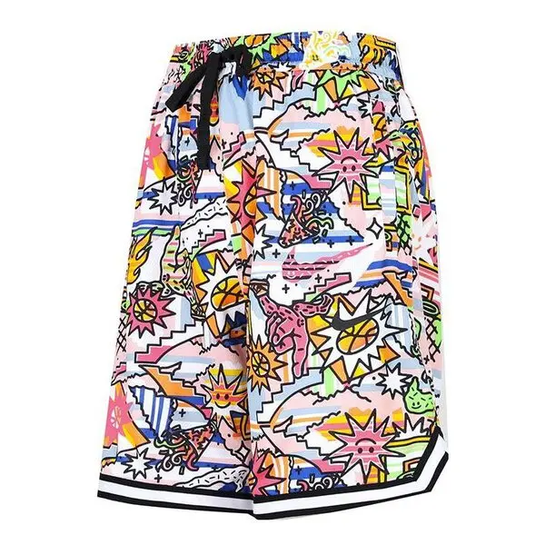 Nike Full Print Casual Sports Shorts - Multi-color
