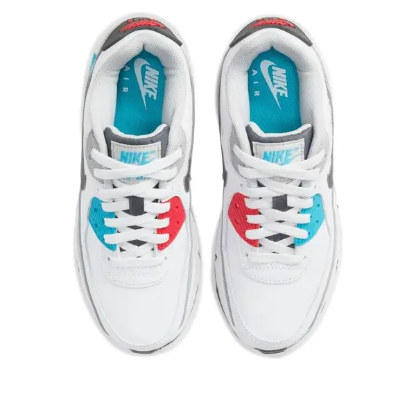Nike Max 90 Leather Sneakers - White/red/blue