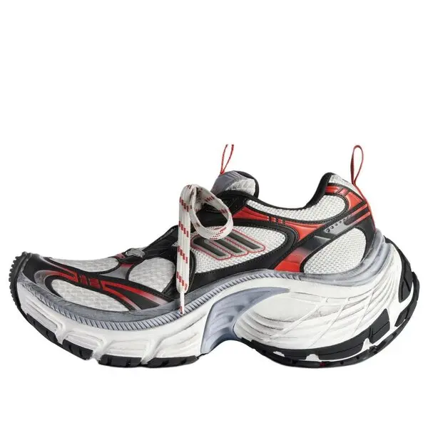 Balenciaga 10xl Sneaker - Grey/white/red