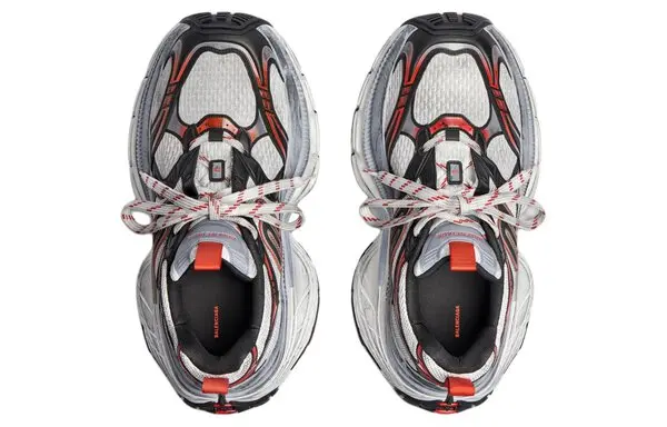 Balenciaga 10xl Sneaker - Grey/white/red