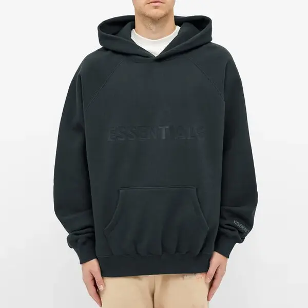 Fear Of God Fw20 Ssence Logo Hoodie 'dark Navy