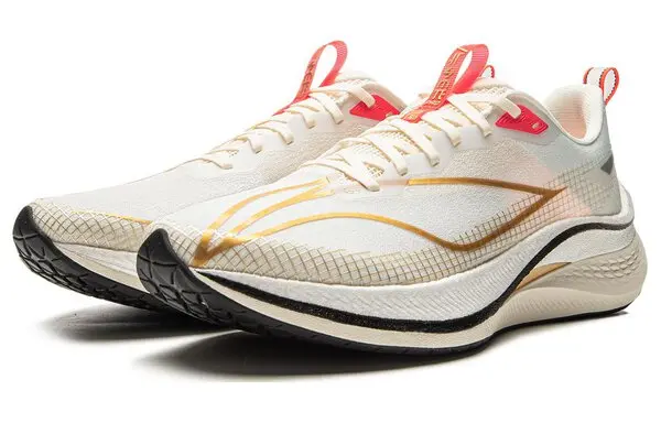 LI-NING Rouge Rabbit Pro Sneakers - Beige/orange/black
