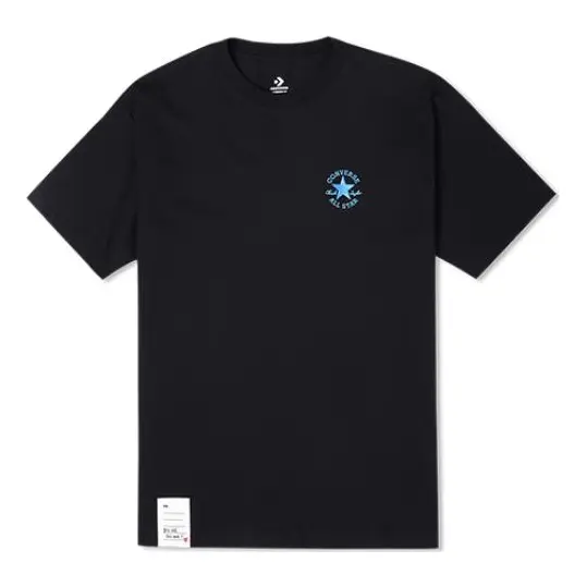 CONVERSE Chuck Taylor Logo Tee Asia Sizing 'black - Black/blue