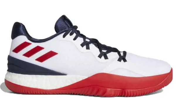 Adidas Crazylight Boost 2 'usa' Sneakers - White/blue/red
