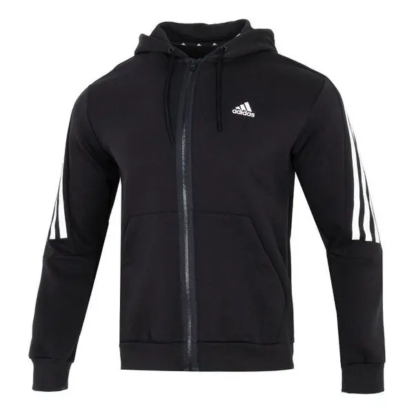 Adidas M Fi 3s Fz Logo Hoodie