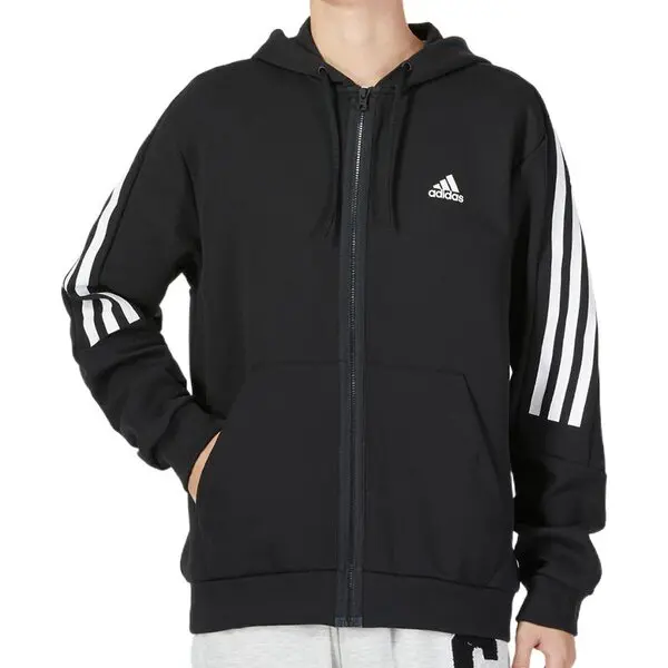 Adidas M Fi 3s Fz Logo Hoodie