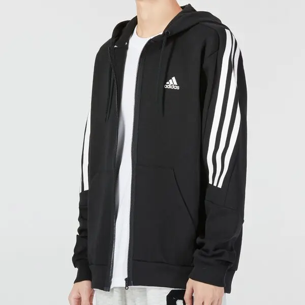 Adidas M Fi 3s Fz Logo Hoodie