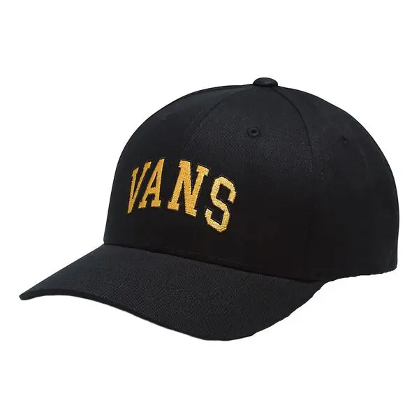 VANS Logo Baseball Cap - Black/gold