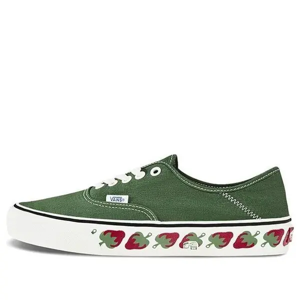 VANS Authentic Low Tops Non-slip Lightweight Skateboarding Shoes - Green