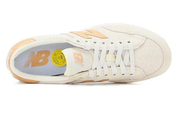 NEW BALANCE Pro Court Low Top Sneakers - Light Gray/gold