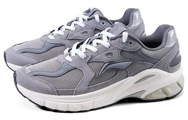 LI-NING Furious Rider Runner Sneakers - Grey/white