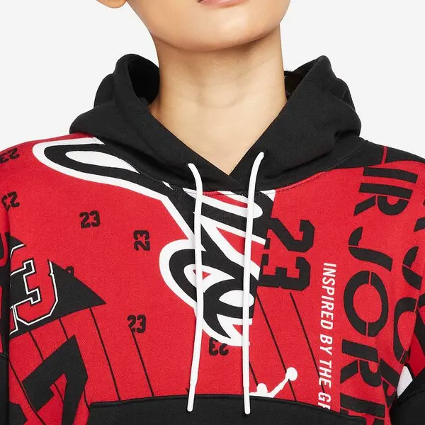 JORDAN Air Fleece Allover Printed Hoodie