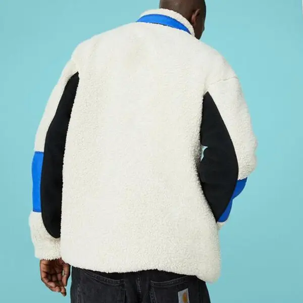 CONVERSE Colorblock Fleece Jacket - Sky