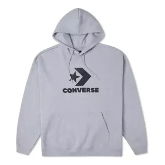 CONVERSE Star Chevron Hoodie - Grey/black