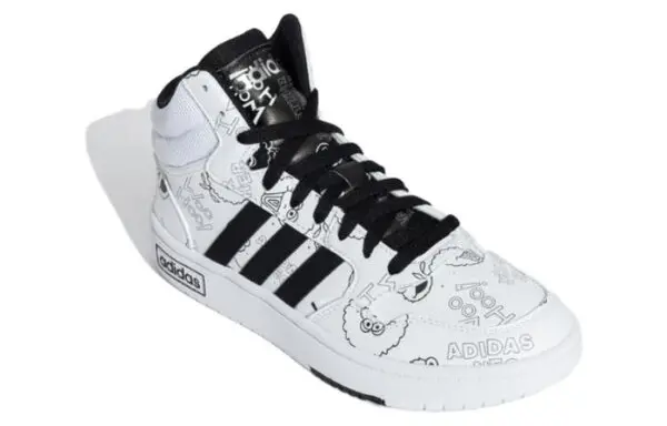 Adidas X Sesame Street Hoops 3.0 High Top Sneakers