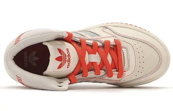 Adidas Originals Drop Step High Top Sneakers - White/orange