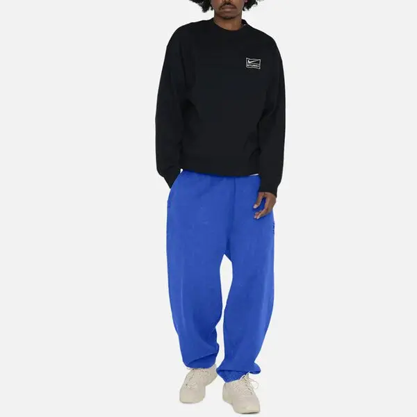 Nike X Stussy Wash Crew Fleece - Black