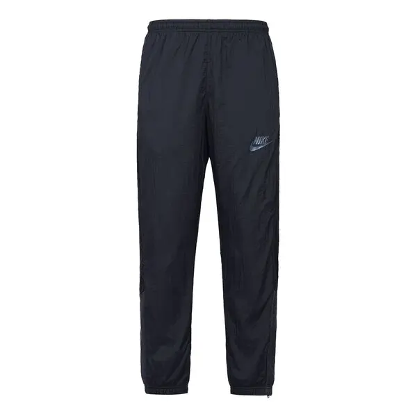 Nike Woven Zipper Sports Long Pants - Black
