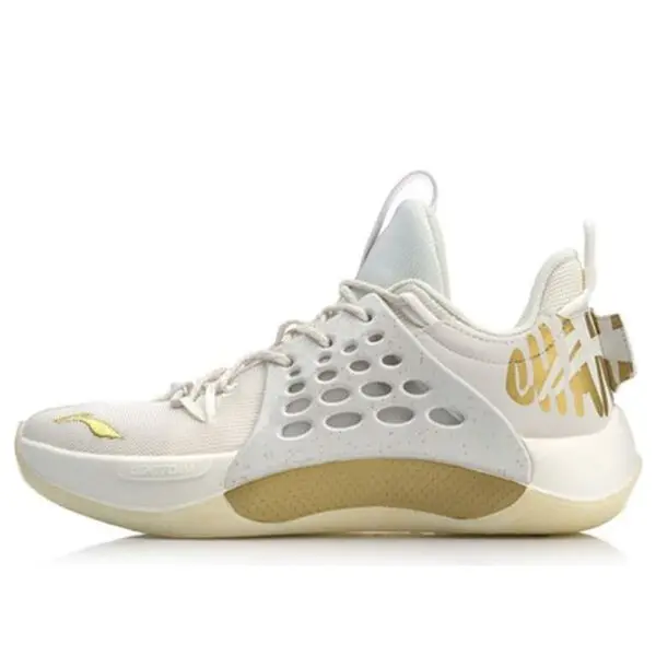 LI-NING Sonic 7 Low X Cba Athletic Sneakers - White/gold