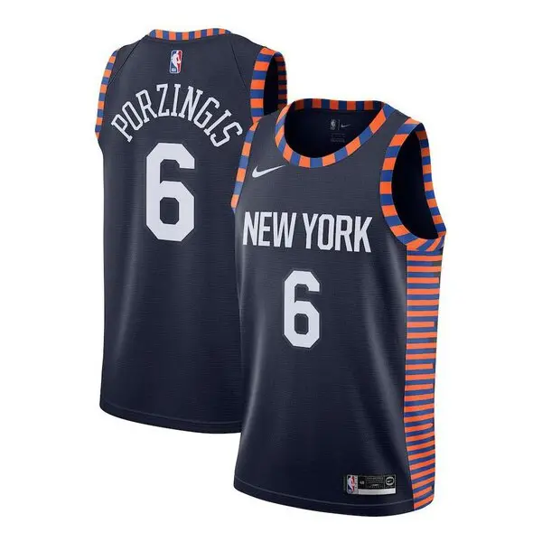 Nike Nba Nyc Knicks Porzingis City Edition Swingman Jersey