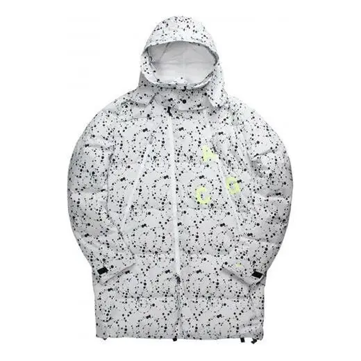 Nike Lab Down-fill Hooded Down Jacket - White/black