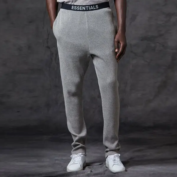 Fear Of God Fw20 Heather Thermal Pants 'dark