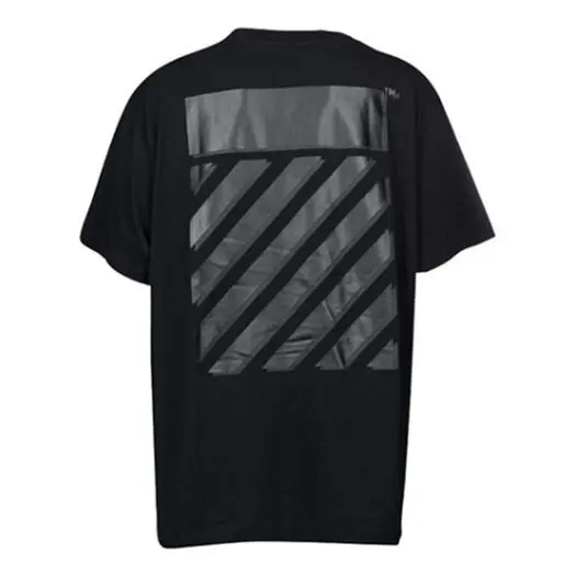 Off-White Ss22 Pattern Cotton Short Sleeve Black