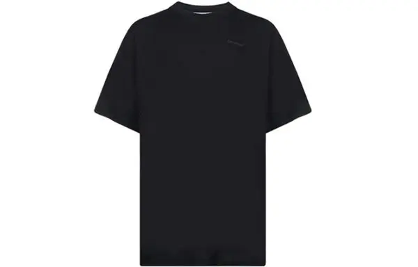 Off-White Ss22 Pattern Cotton Short Sleeve Black
