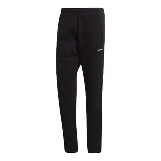 Adidas Originals Solid Color Printing Sports Pants/trousers/joggers Black - Multi-color