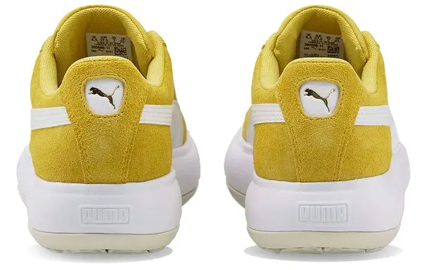 PUMA Suede Mayu "bamboo White - Yellow/white