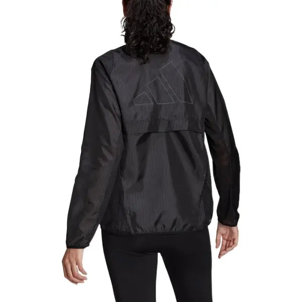 Adidas Run Icons 3bar Running Windbreaker Jacket