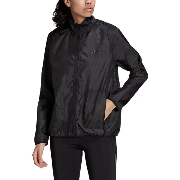 Adidas Run Icons 3bar Running Windbreaker Jacket