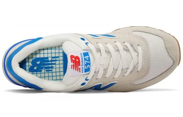 NEW BALANCE 574 Series Sneakers - White/blue