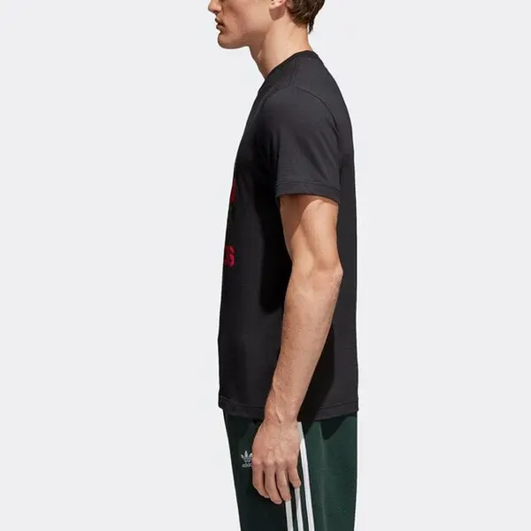 Adidas Originals Trefoil Tee Casual Sports Short Sleeve - Black